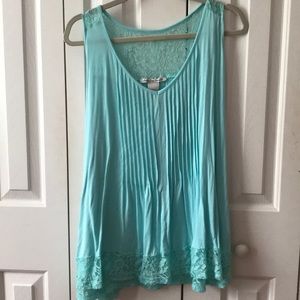 American Rag | Tops | Light Blue Tank Top Plus Size | Poshmark